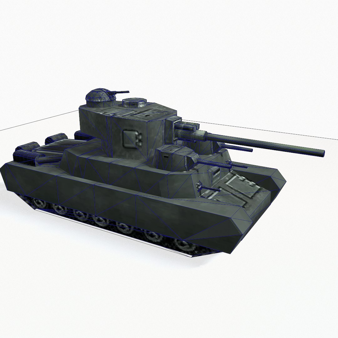 3d O-i Tanks Model