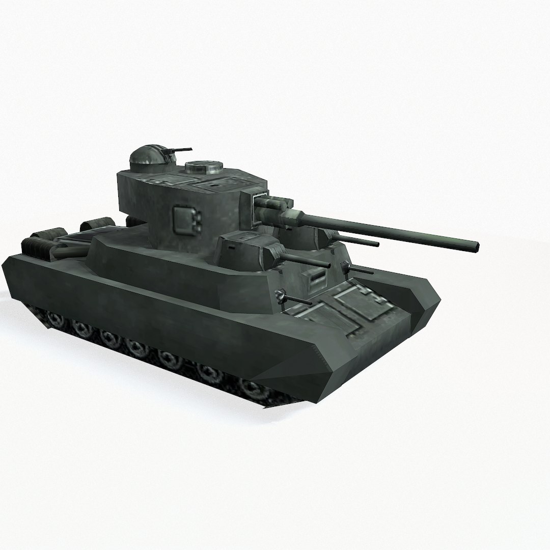 3d O-i Tanks Model