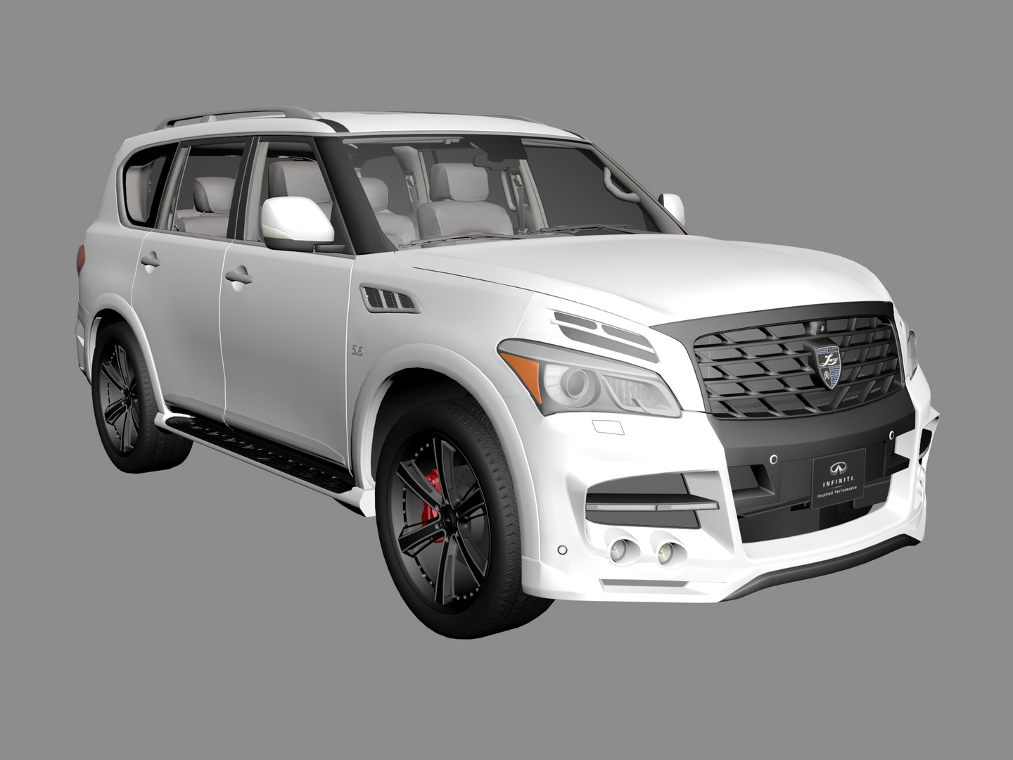 3D infiniti qx80 larte lr3 model - TurboSquid 1174052