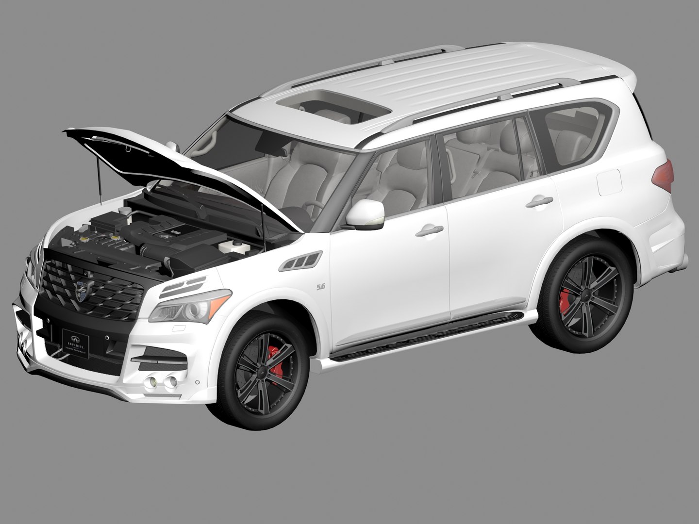 3D infiniti qx80 larte lr3 model - TurboSquid 1174052