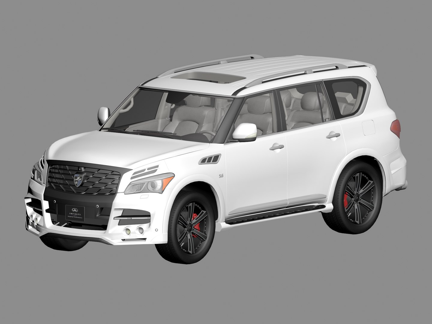 3D infiniti qx80 larte lr3 model - TurboSquid 1174052
