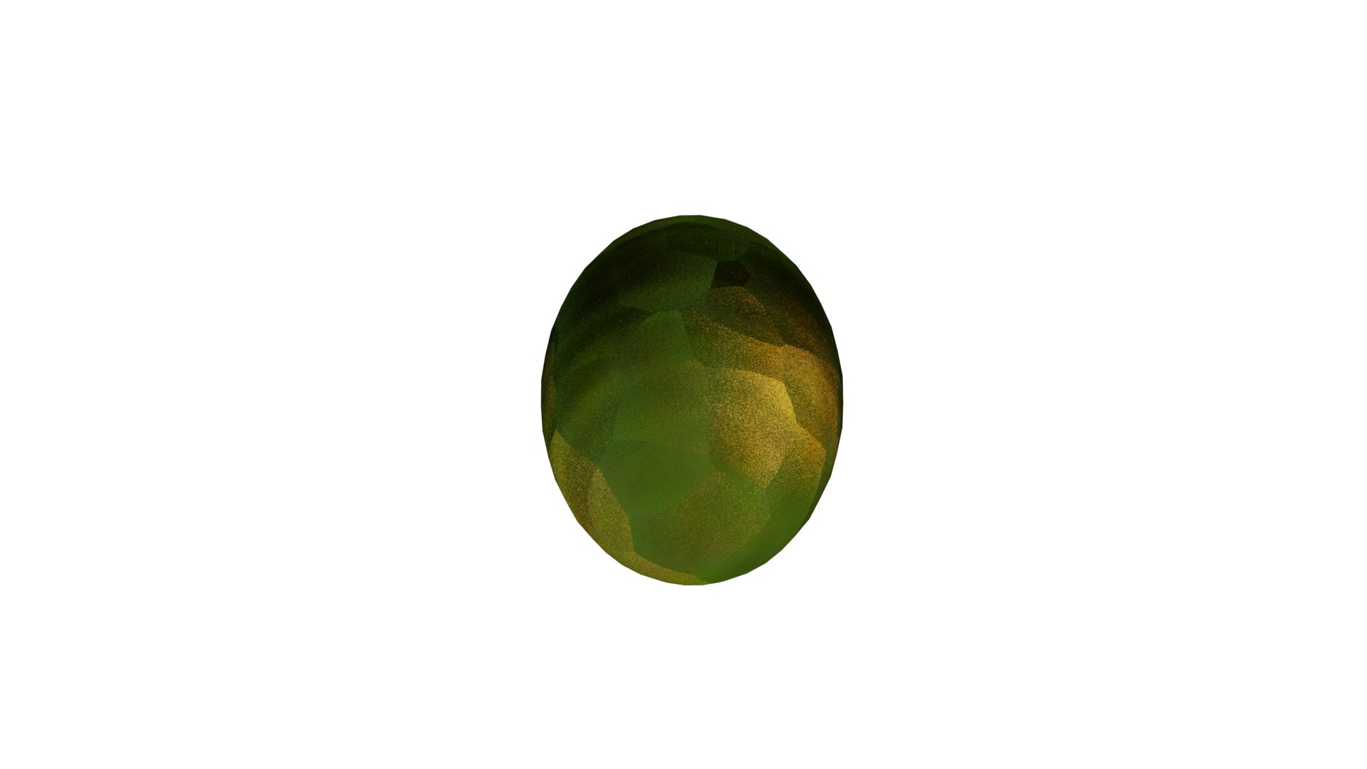 3D Model Yellow Crystal - TurboSquid 1525099