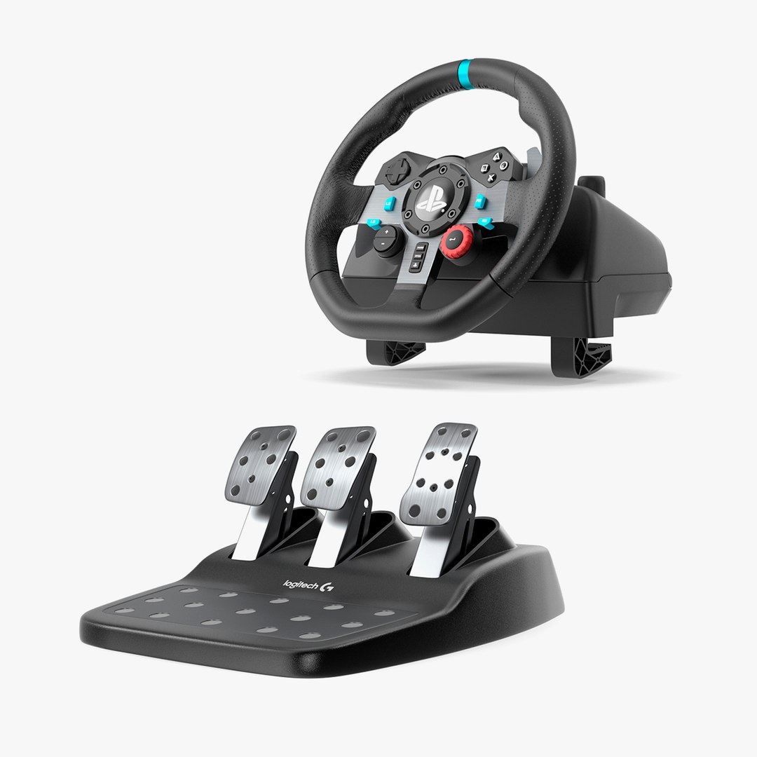 3D Logitech Driving Game Devices Collection - TurboSquid 2142724
