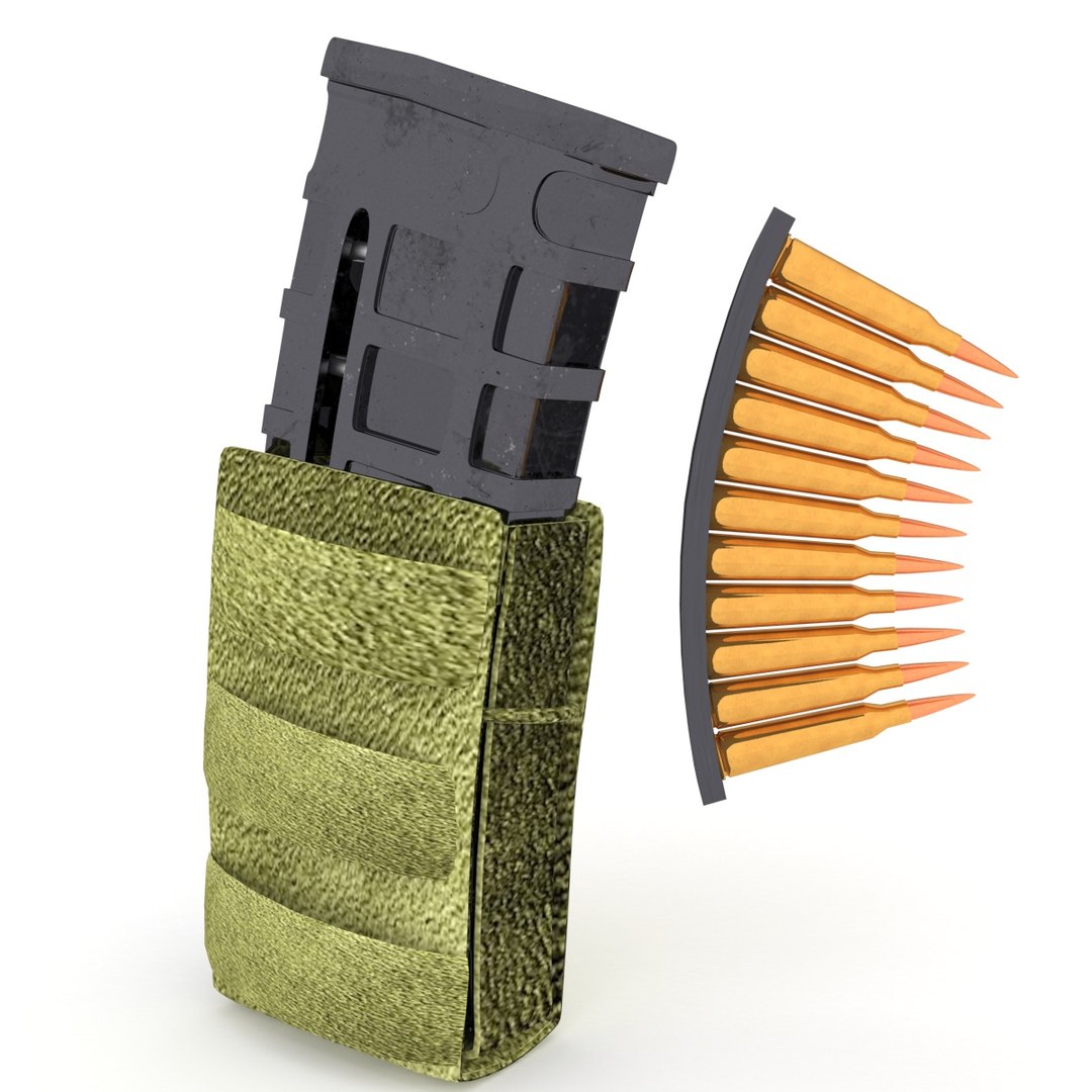 Magazine pouch 3D model - TurboSquid 1691499