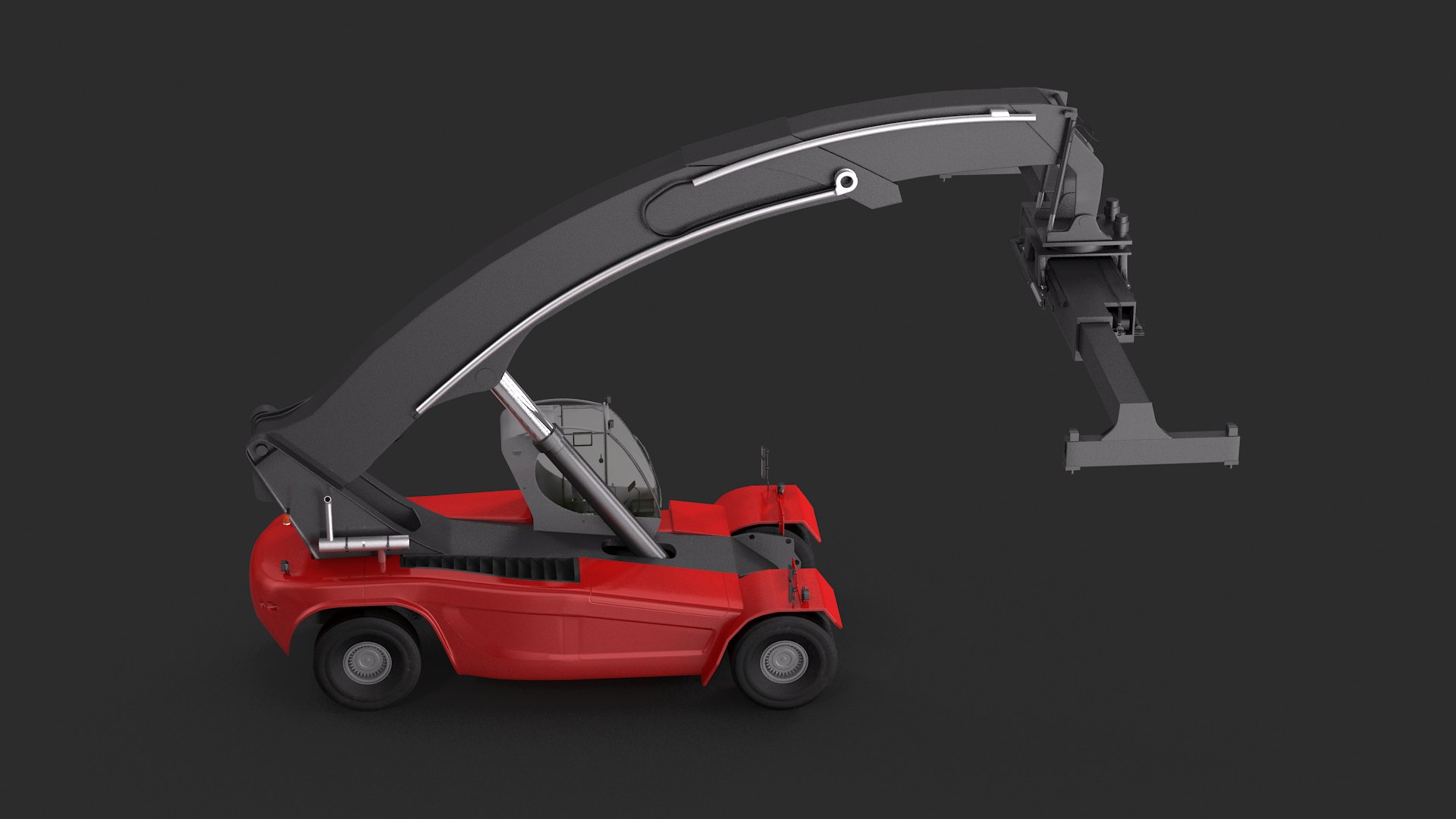 3D Container Trailer Stacker - TurboSquid 1629225