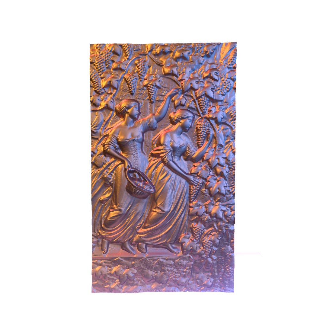 3D Two Women Harvesting Grapes - TurboSquid 2257184