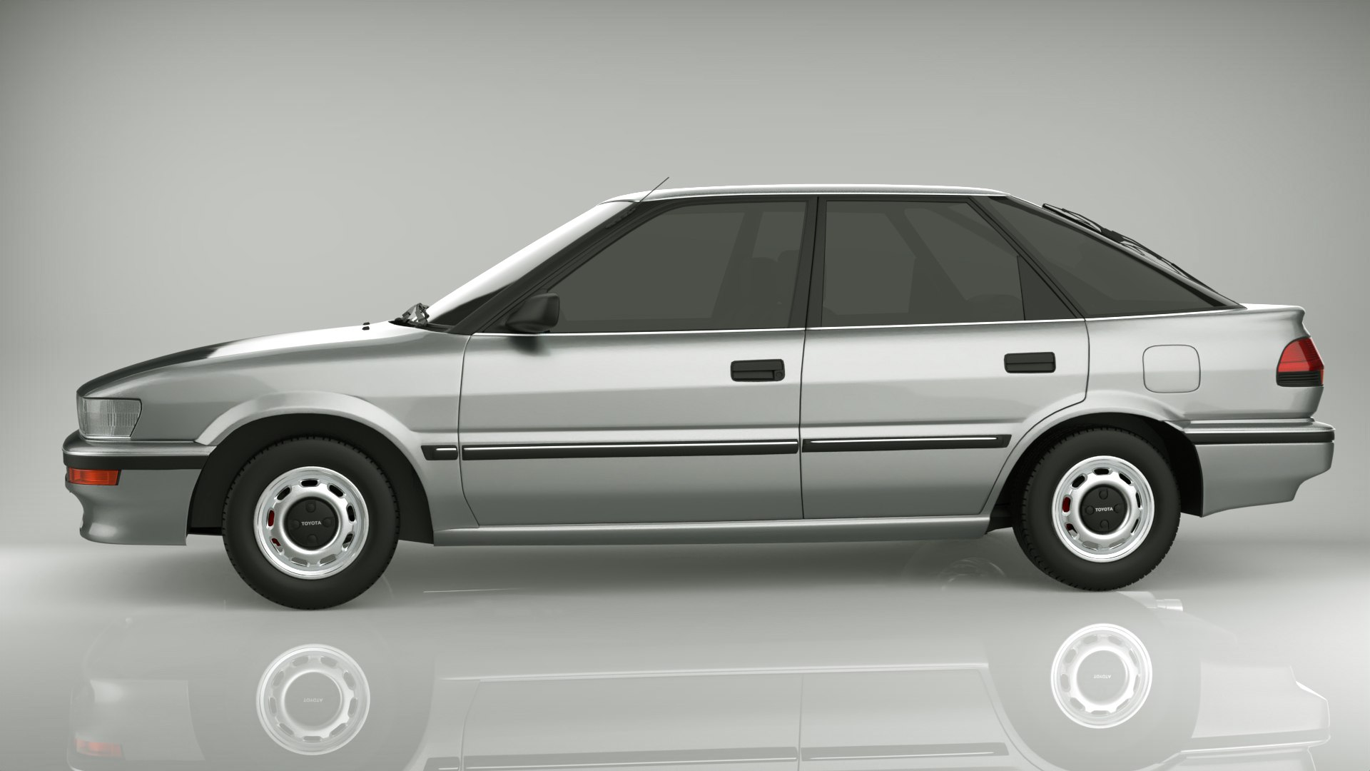 Toyota Corolla Liftback E90 3D Model - TurboSquid 2510416