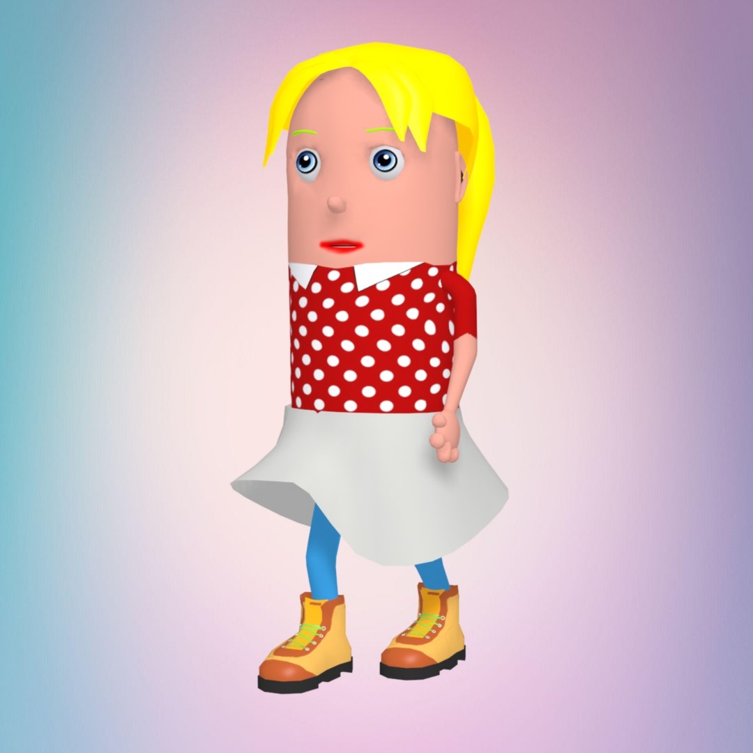 cartoon mom 3D 모델 - TurboSquid 1946557
