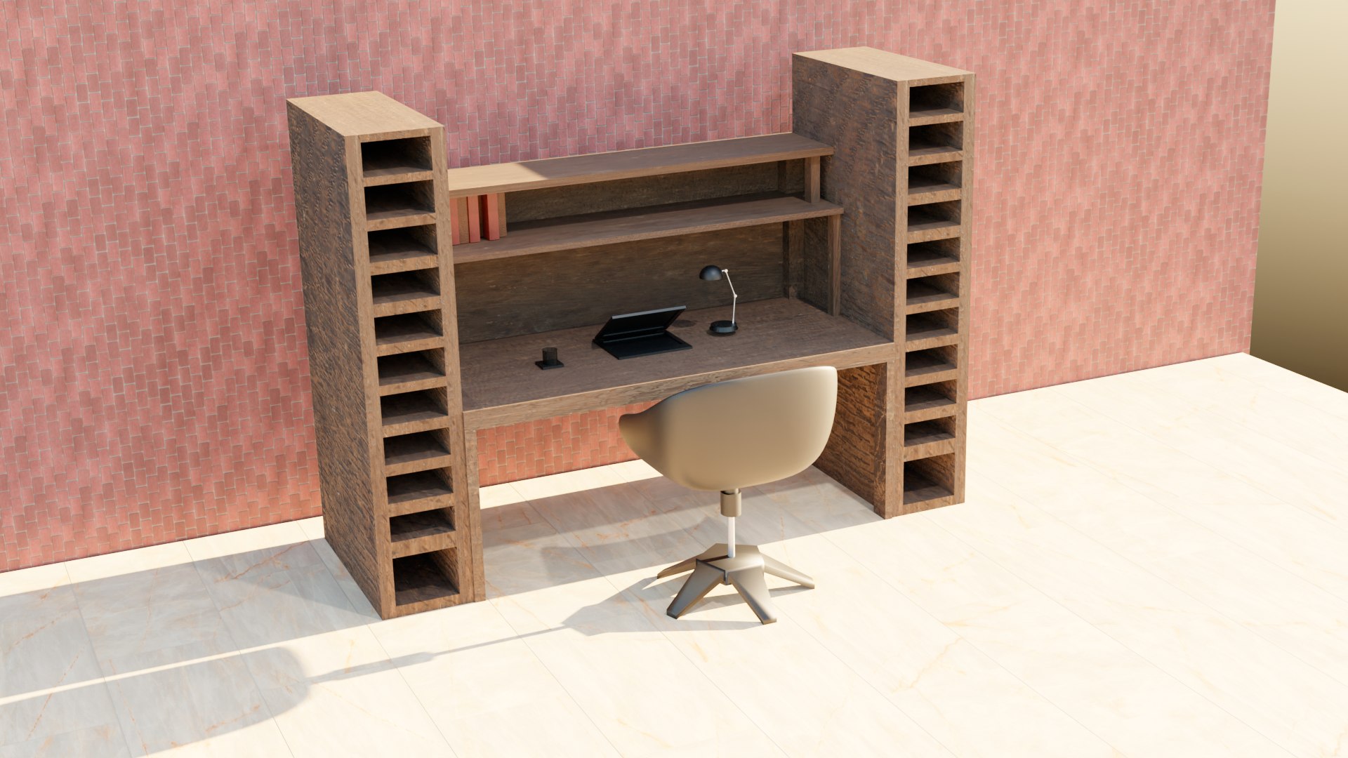 3D Studydesk - TurboSquid 1871068