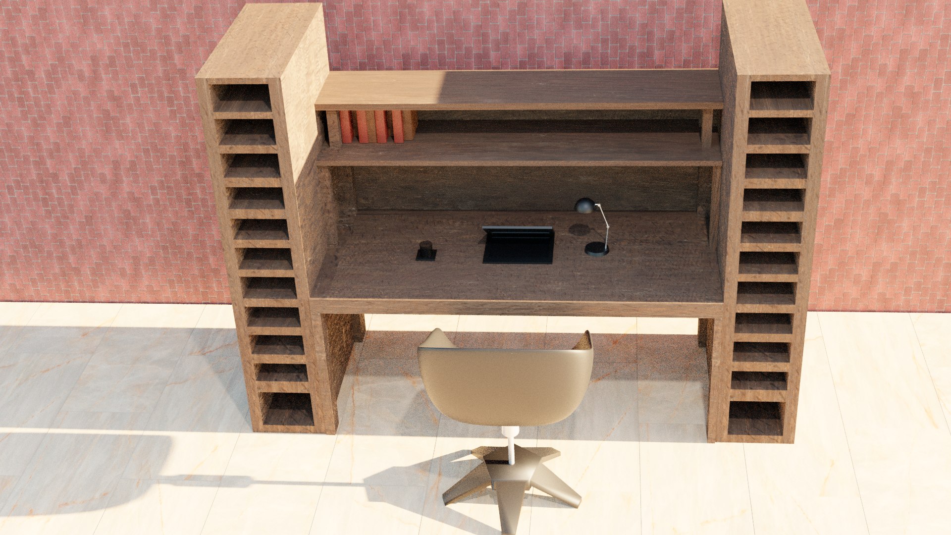 3D Studydesk - TurboSquid 1871068