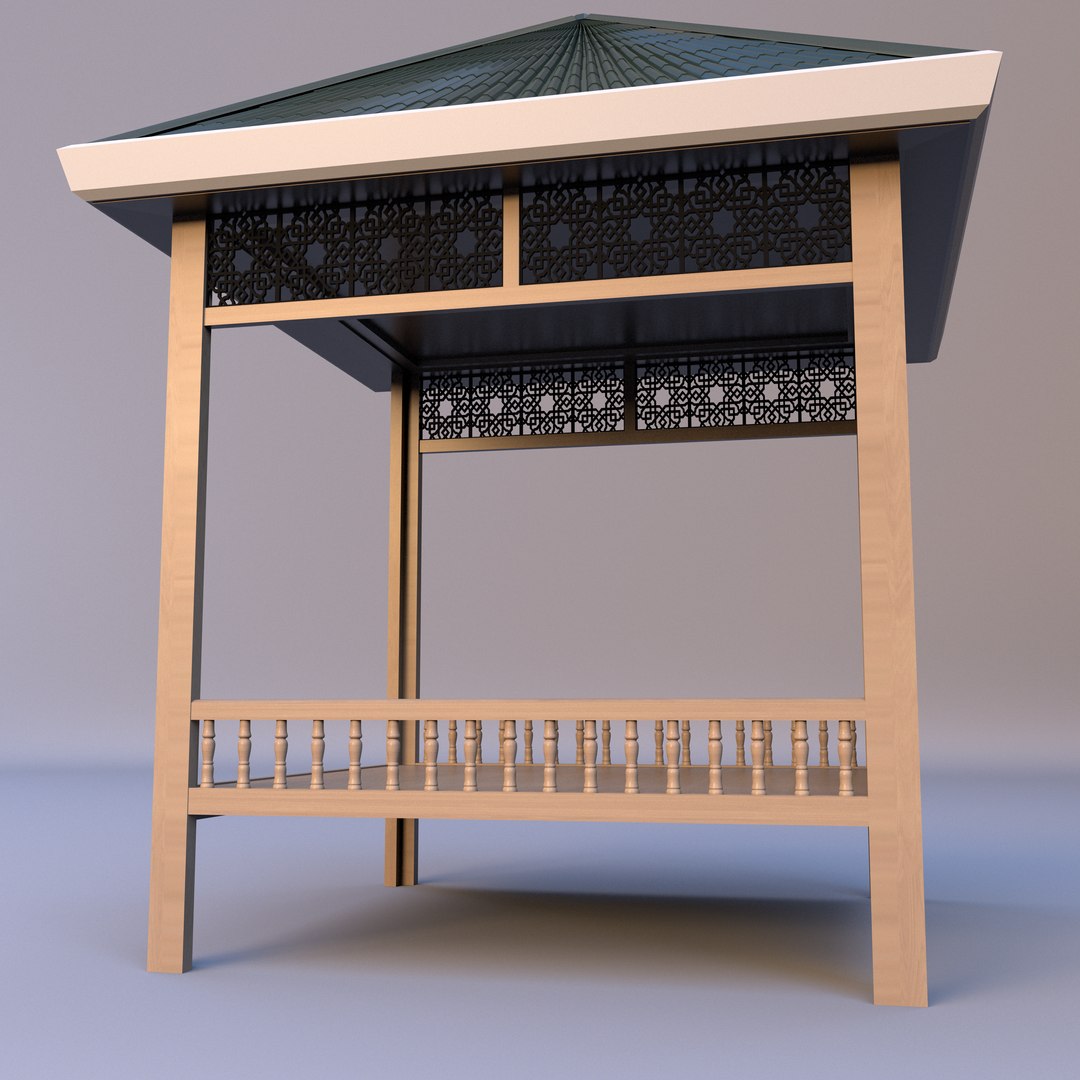 3D Uzbek Tapchan Model - TurboSquid 1582947