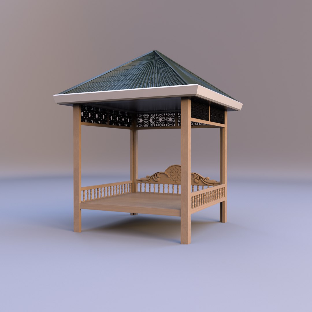 3D Uzbek Tapchan Model - TurboSquid 1582947