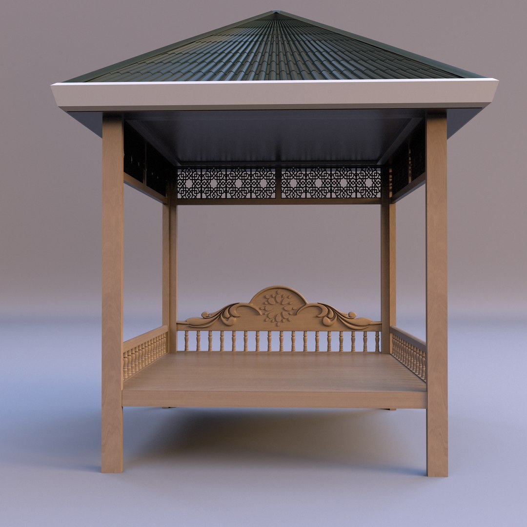 3D Uzbek Tapchan Model - TurboSquid 1582947