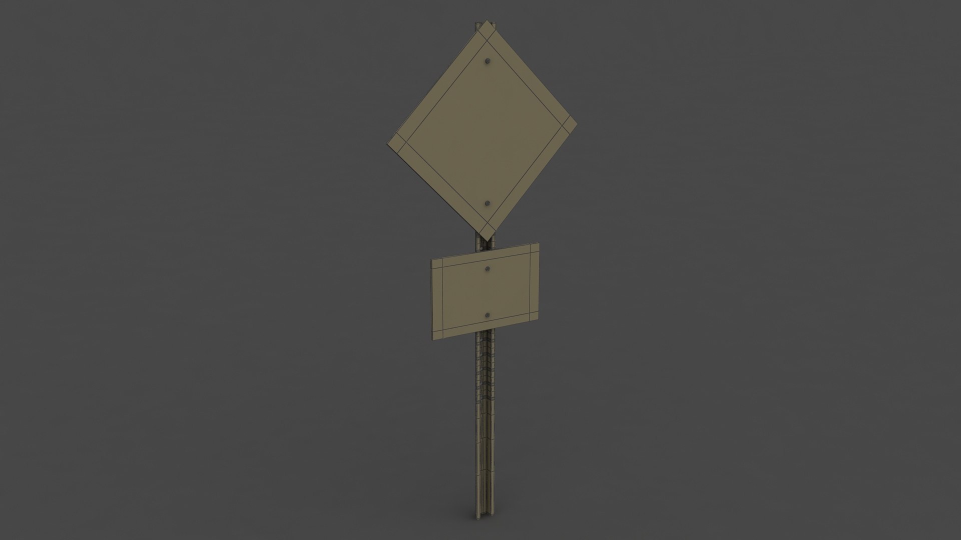 Road Sign Model - TurboSquid 2006977