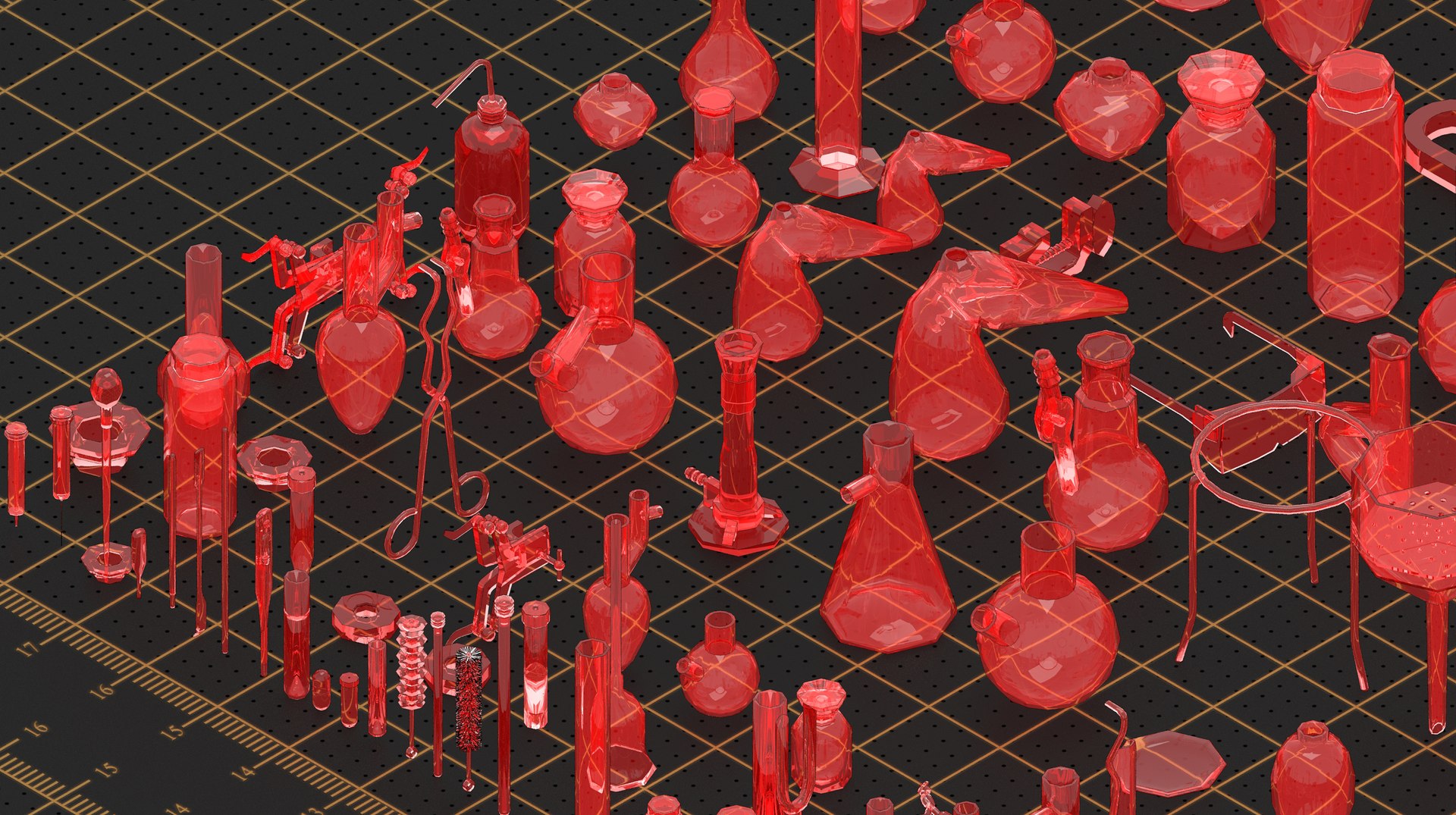 Mega Lab Items Collection 3D Model - TurboSquid 2341645
