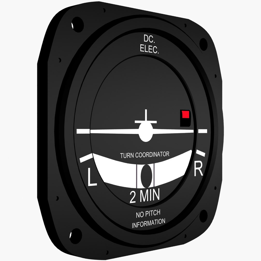 3ds max air craft turn coordinator