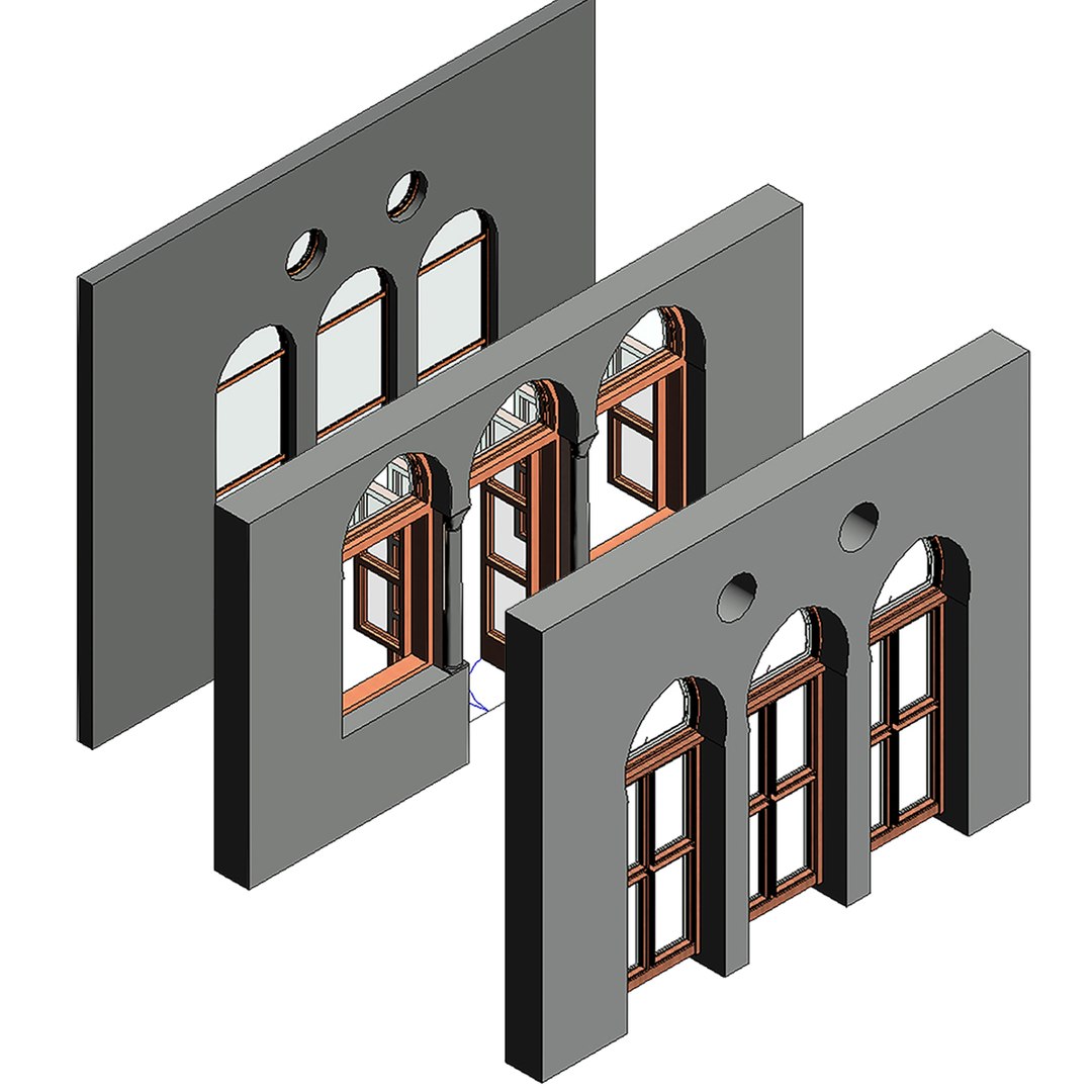 3D 3 LEBANESE TRIPLE ARCHES - TurboSquid 1918736