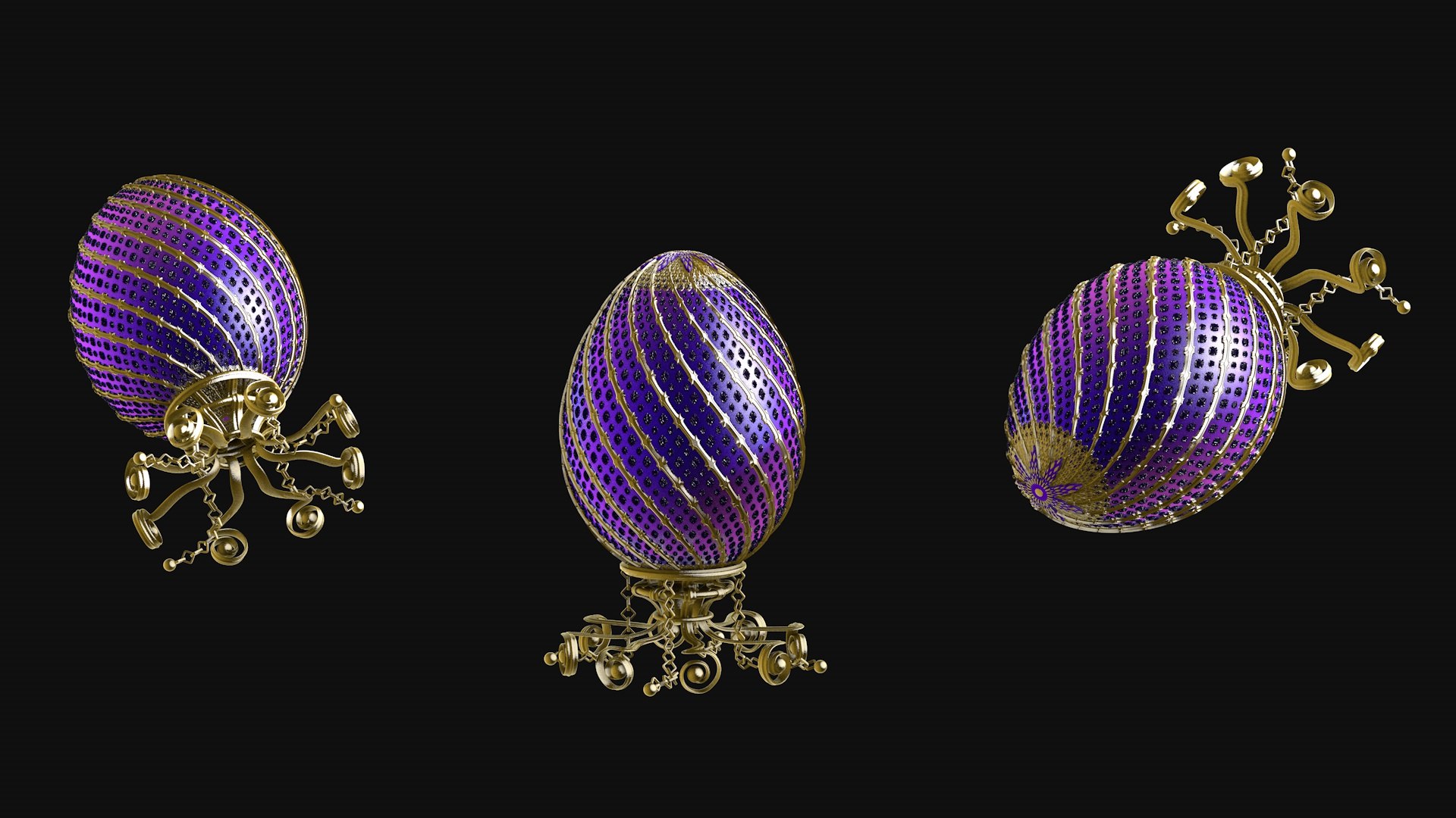 3D Egg FABERGE R9 - TurboSquid 2345272