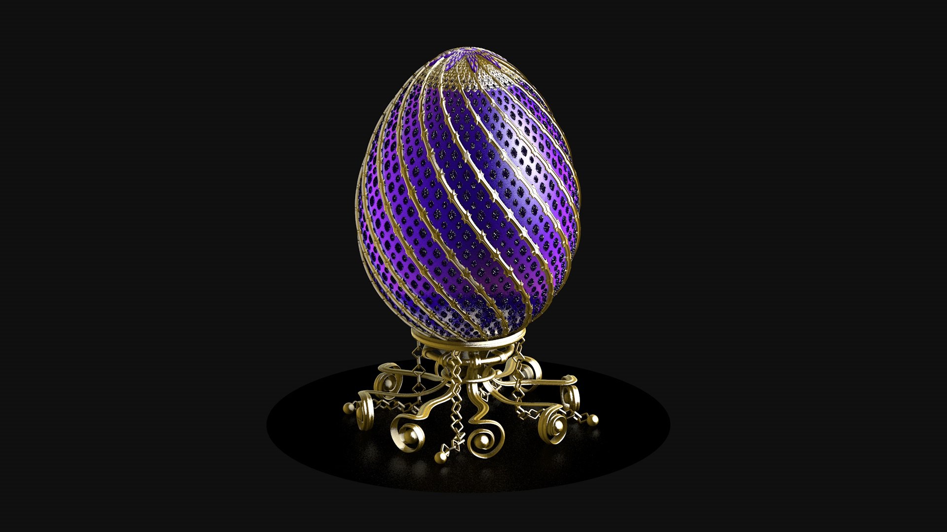 3D Egg FABERGE R9 - TurboSquid 2345272