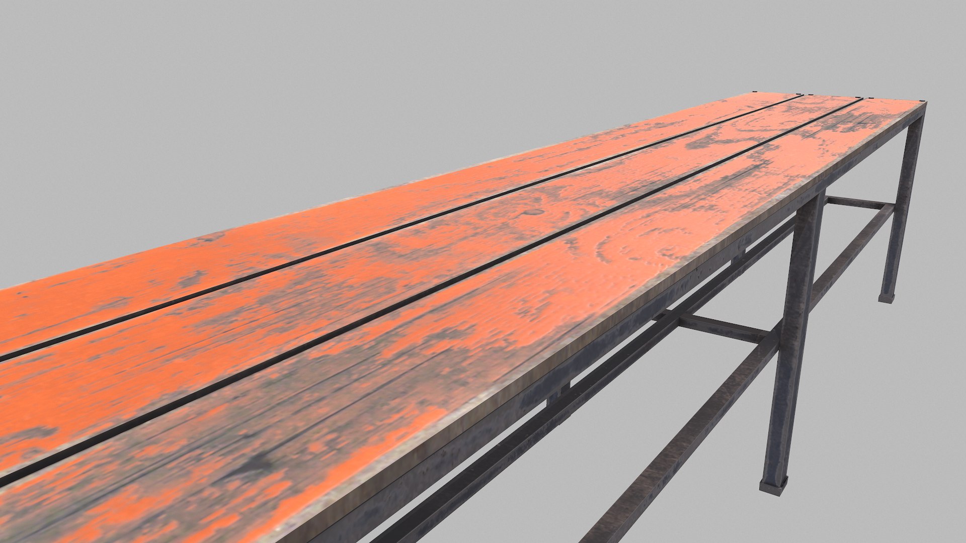 Free Old Wooden Bench Low-poly PBR 3D Model - TurboSquid 1848448