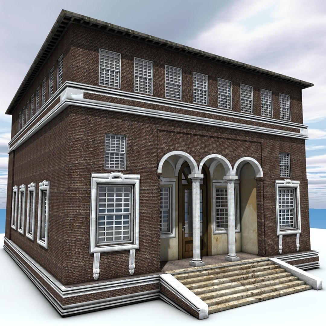 Building Old House 3d 3ds