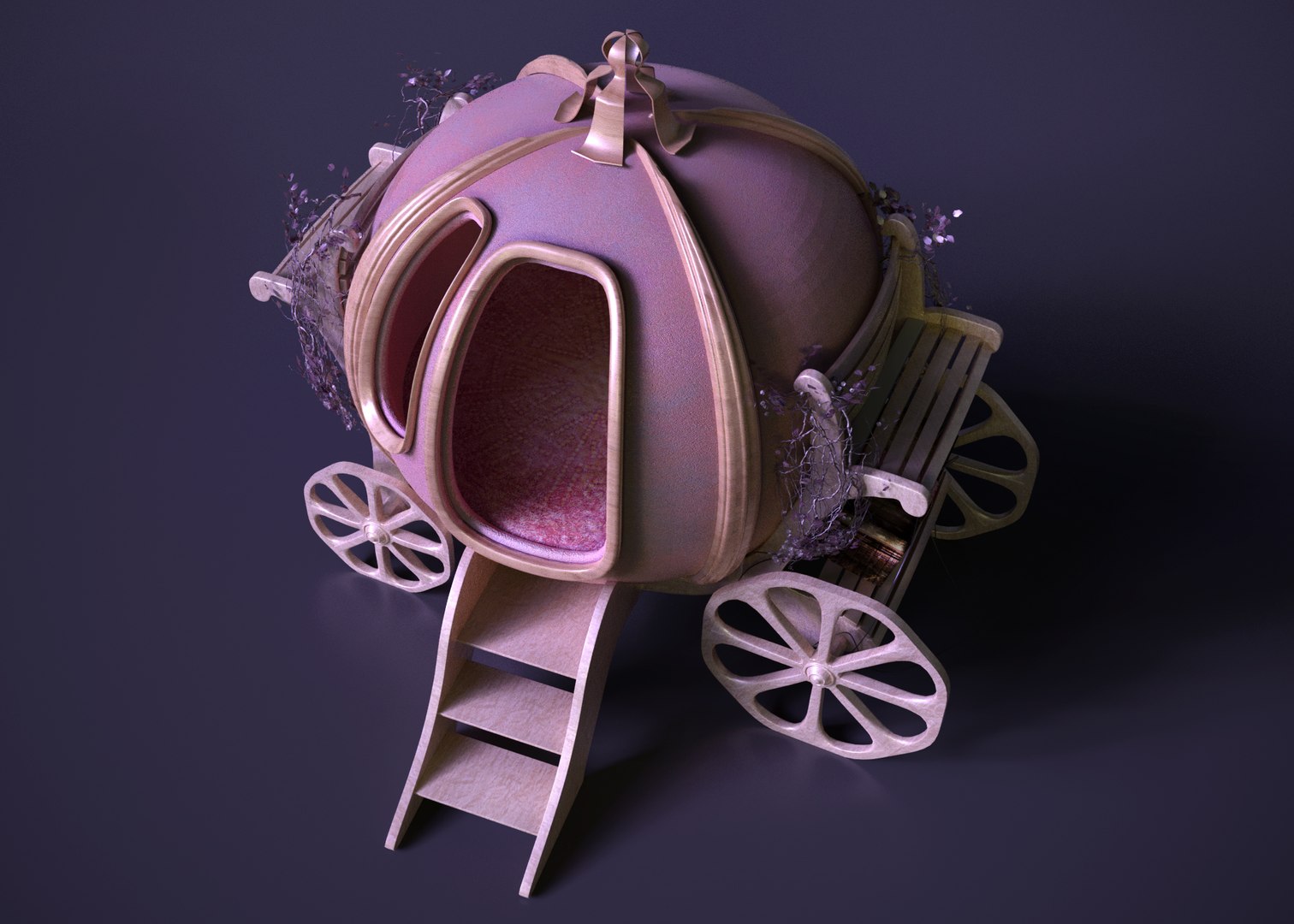 3d Model Pumpkin Coach