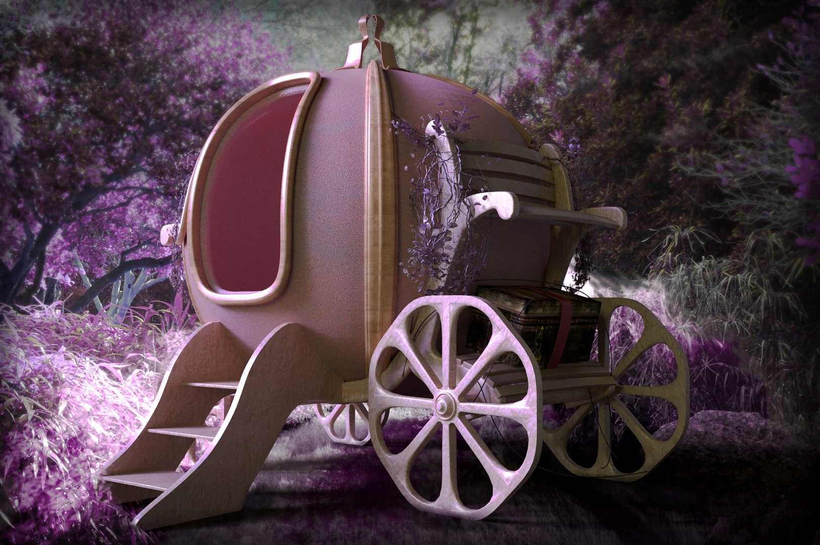 3d Model Pumpkin Coach