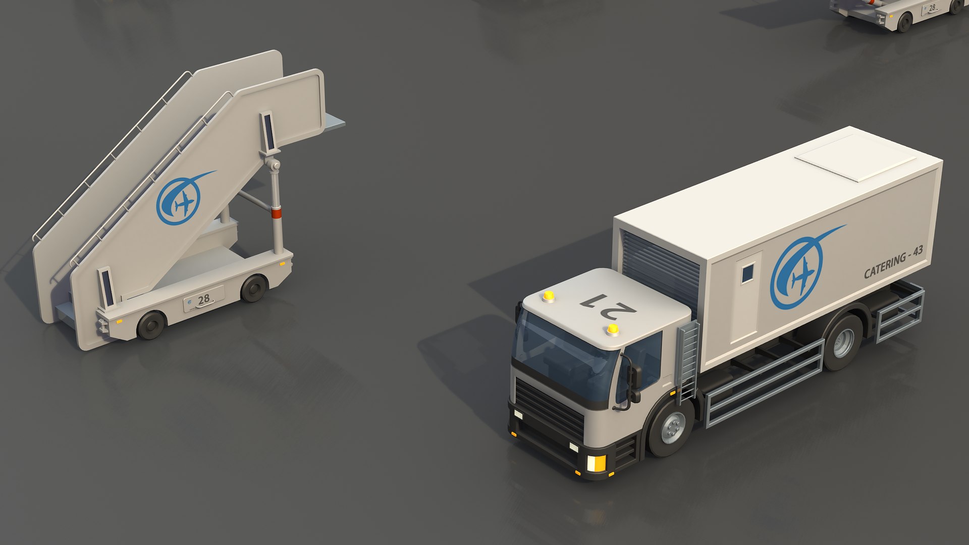 3D Airport Vehicles - TurboSquid 1466142