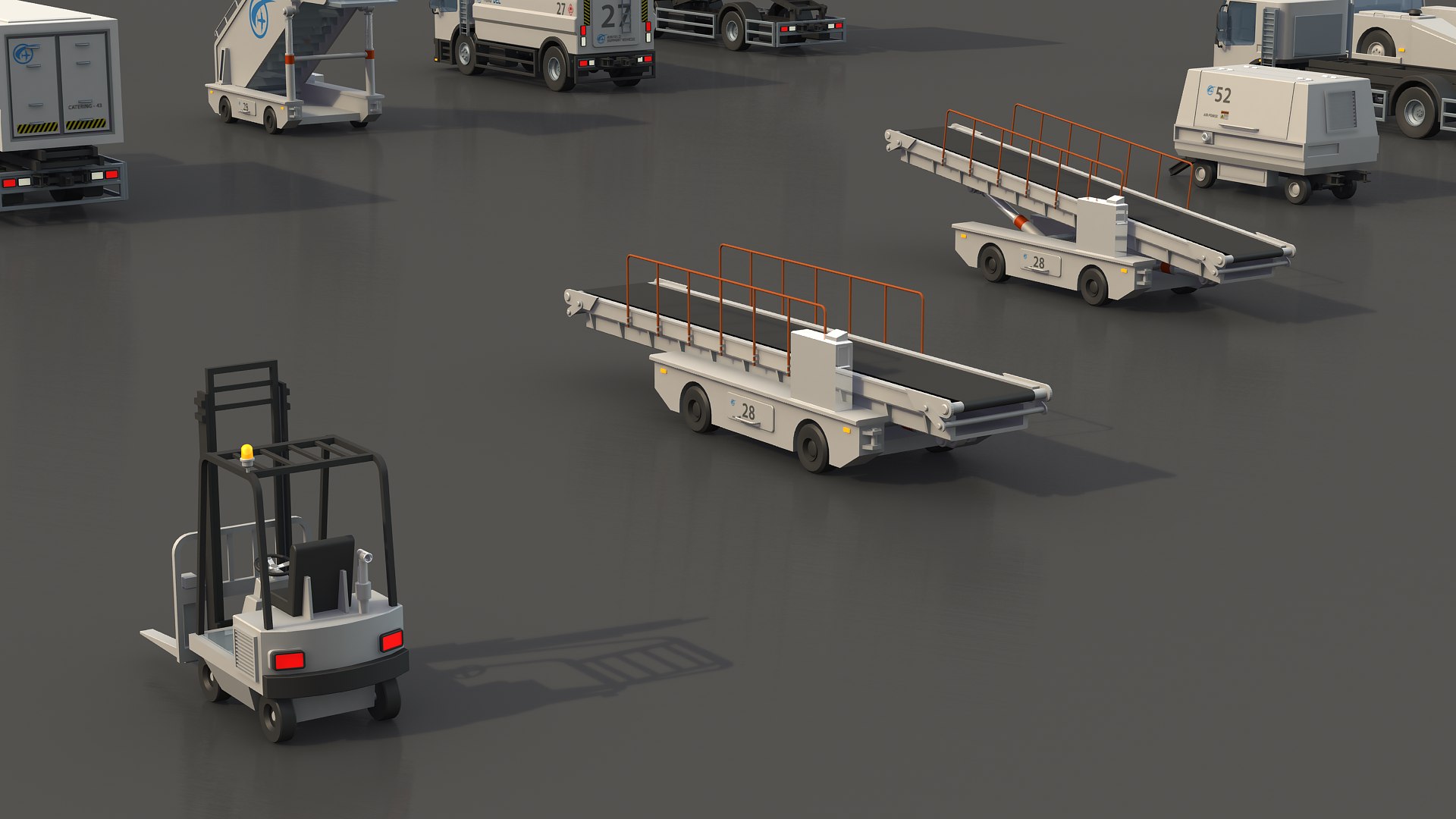 3D airport vehicles - TurboSquid 1466142