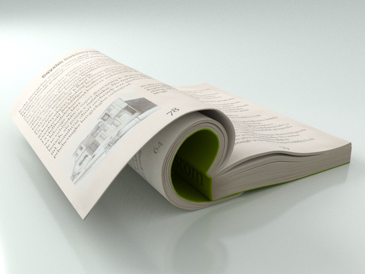3D Model Open Book Soft - TurboSquid 1445776