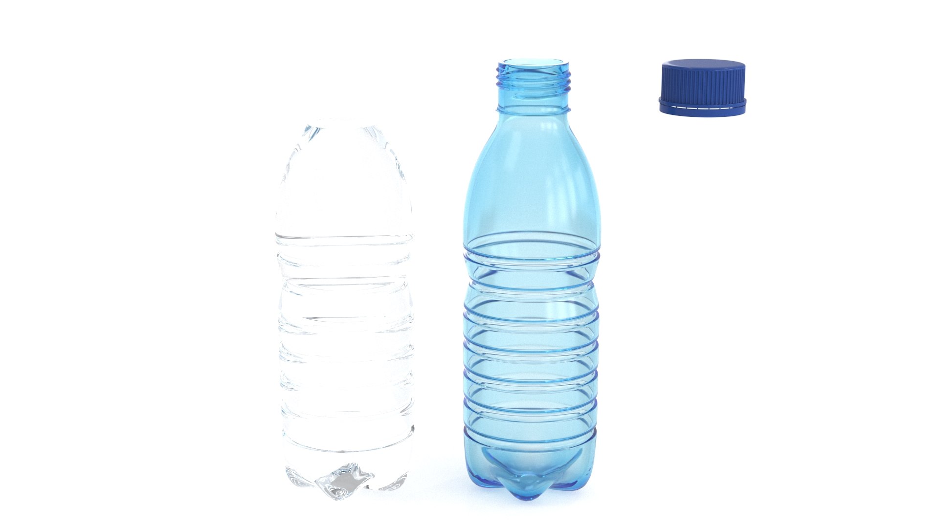 3D Plastic Water Bottle V7 3d Model - TurboSquid 1768291