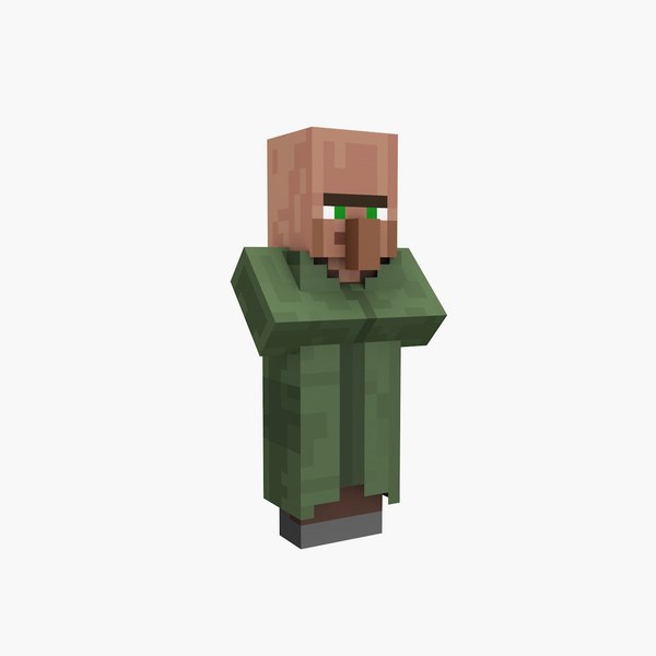 modelo 3d Villager Minecraft - TurboSquid 2021373