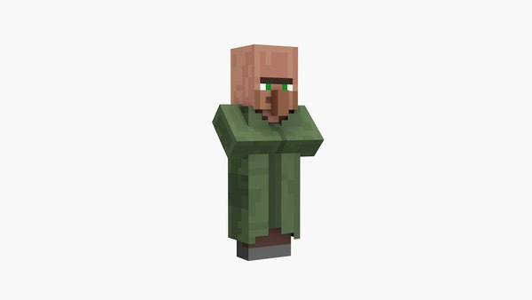modelo 3d Villager Minecraft - TurboSquid 2021373