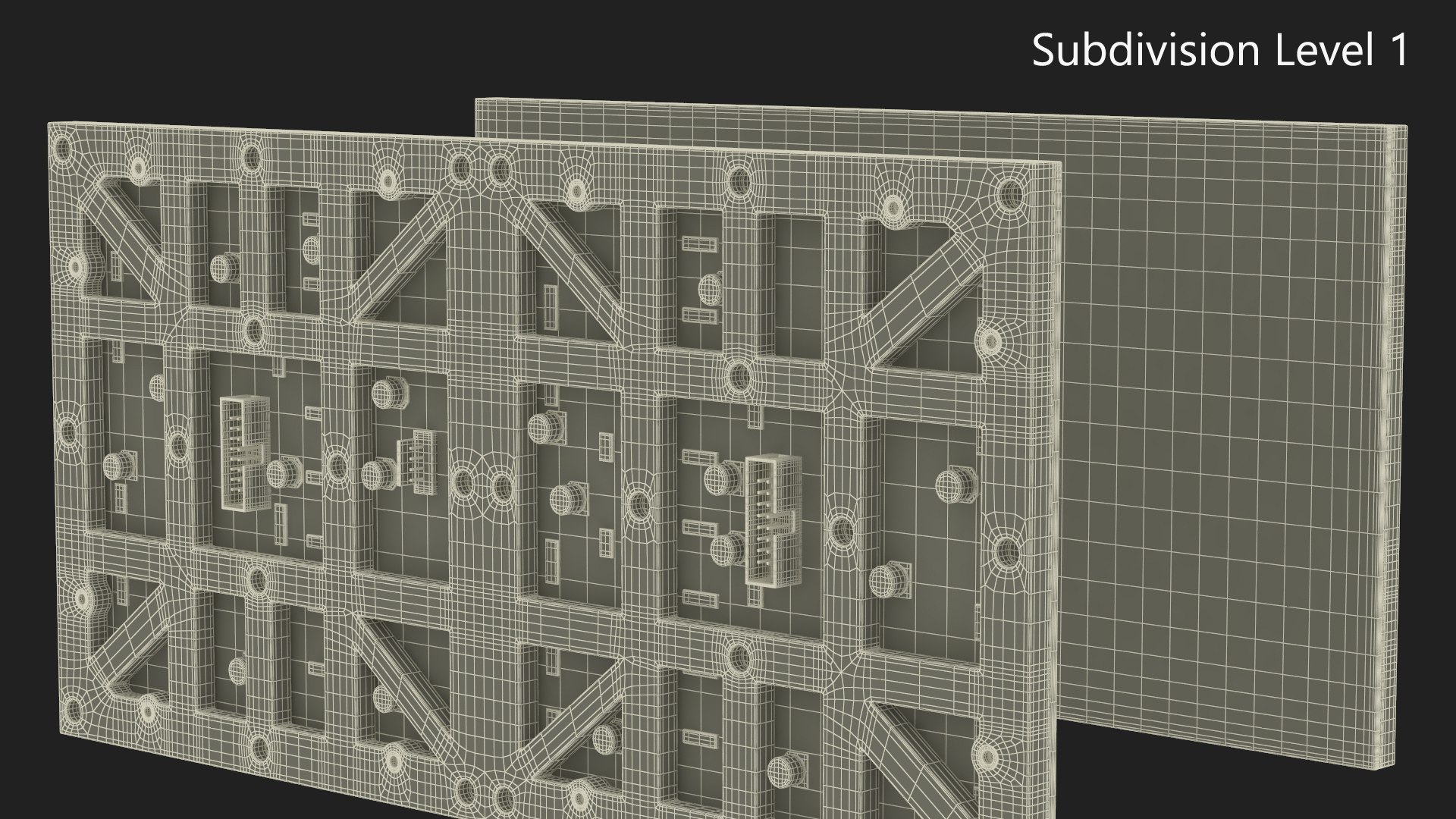 3D Model LED Display Screen Gradient - TurboSquid 2284136