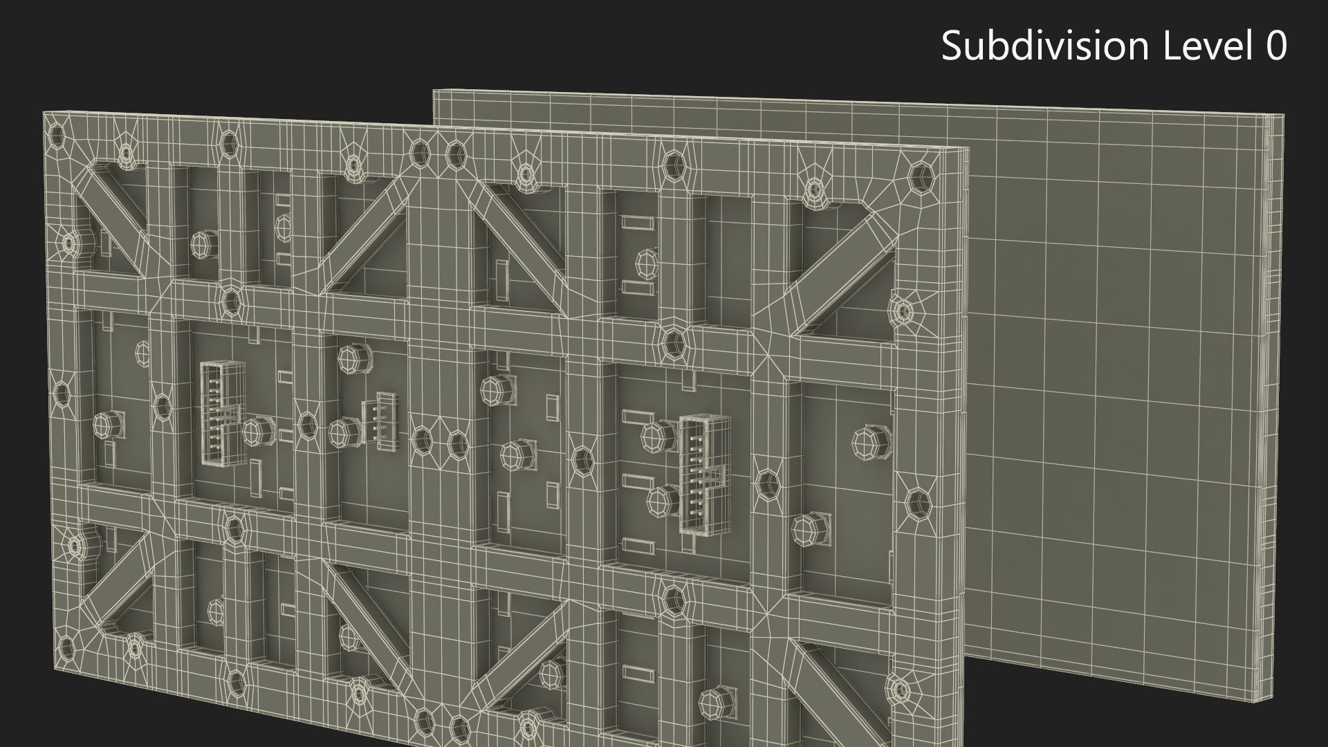 3D Model LED Display Screen Gradient - TurboSquid 2284136