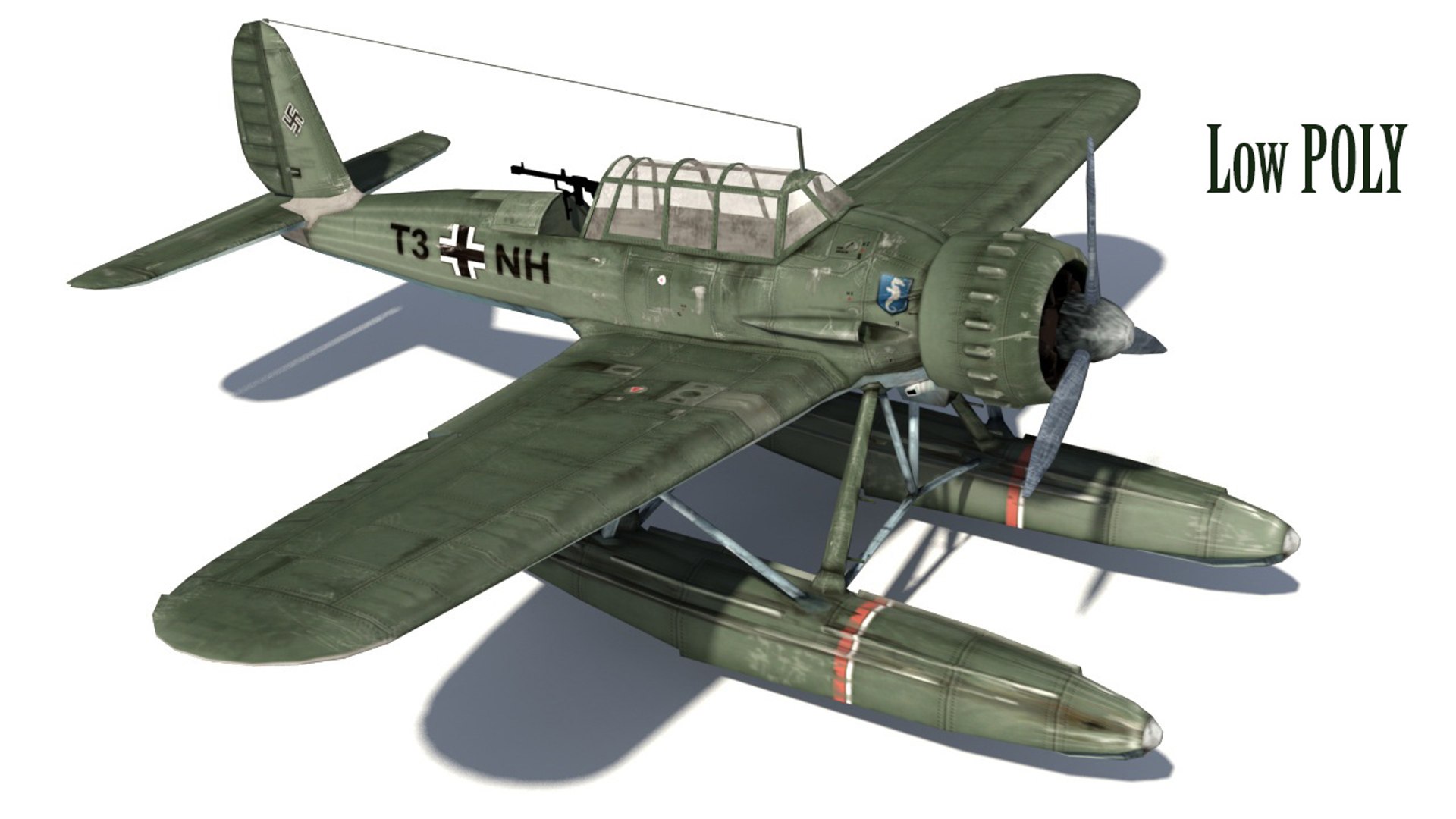 飛行機WW2アラドAr 1963Dモデル - TurboSquid 1050795
