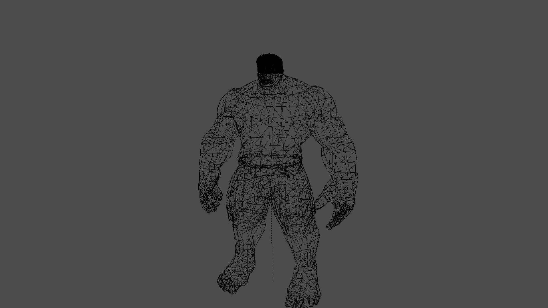 3D Model Red Hulk 3D Model High Quality Detailed Character For Games ...