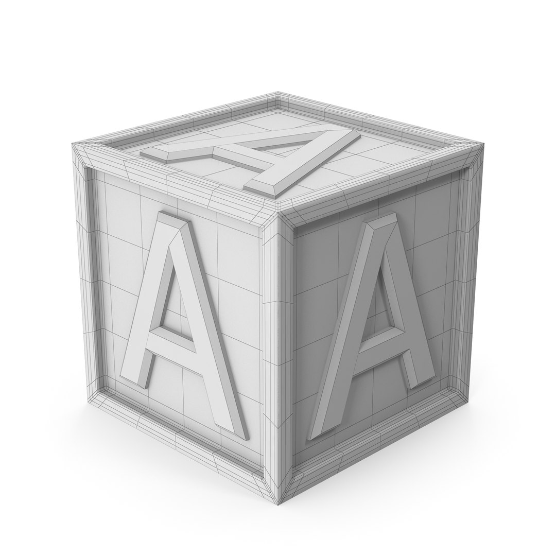3D Letter Cube A - TurboSquid 2241883