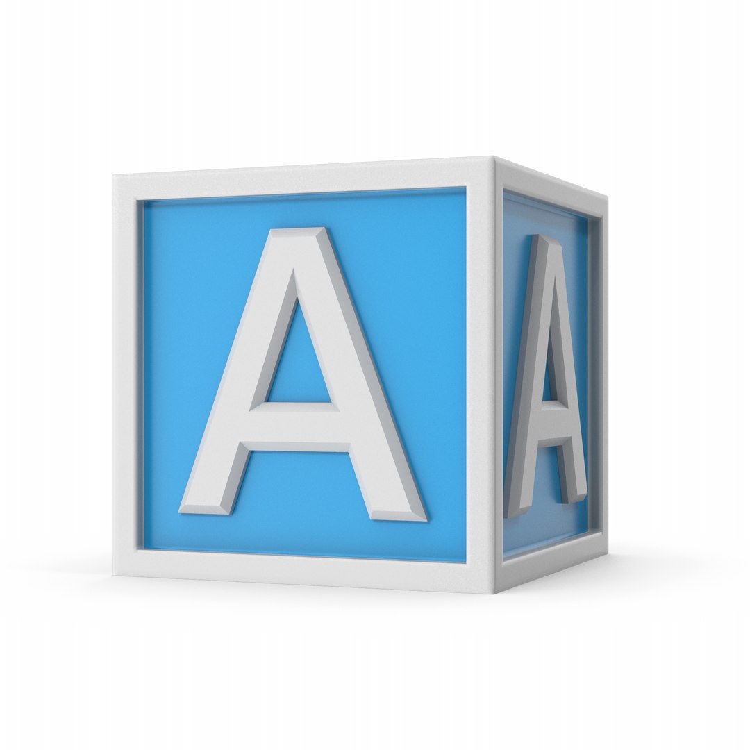 3D Letter Cube A - TurboSquid 2241883