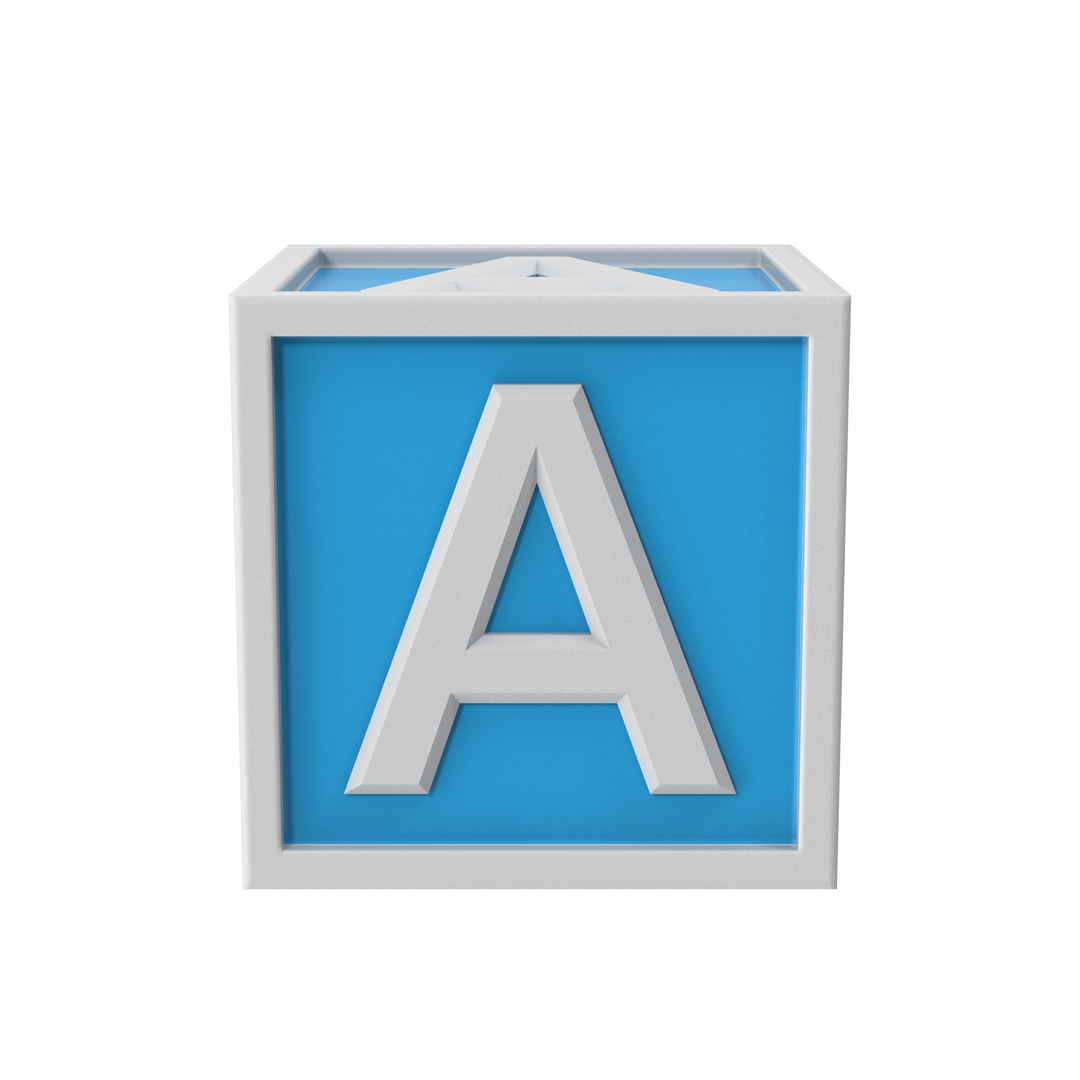 3D Letter Cube A - TurboSquid 2241883