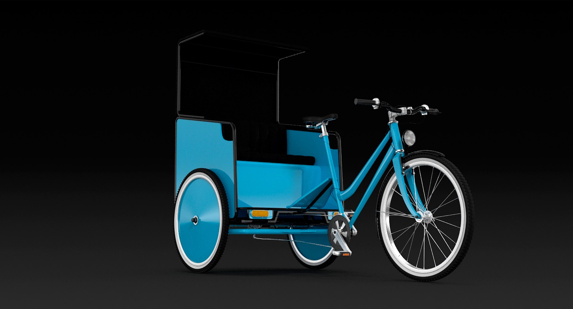 3D Model Pedicab V2 - TurboSquid 1189099