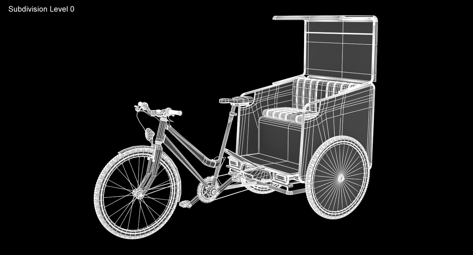 3D Model Pedicab V2 - TurboSquid 1189099