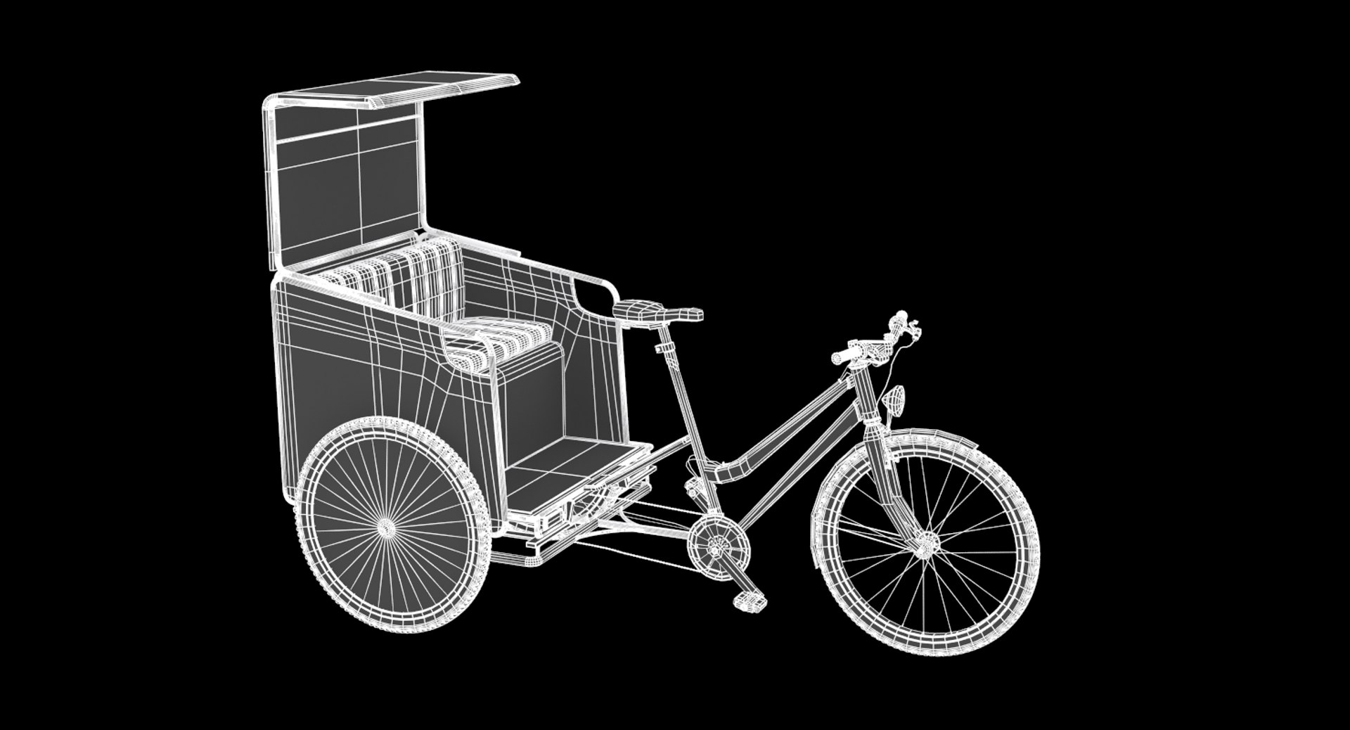 3D Model Pedicab V2 - TurboSquid 1189099