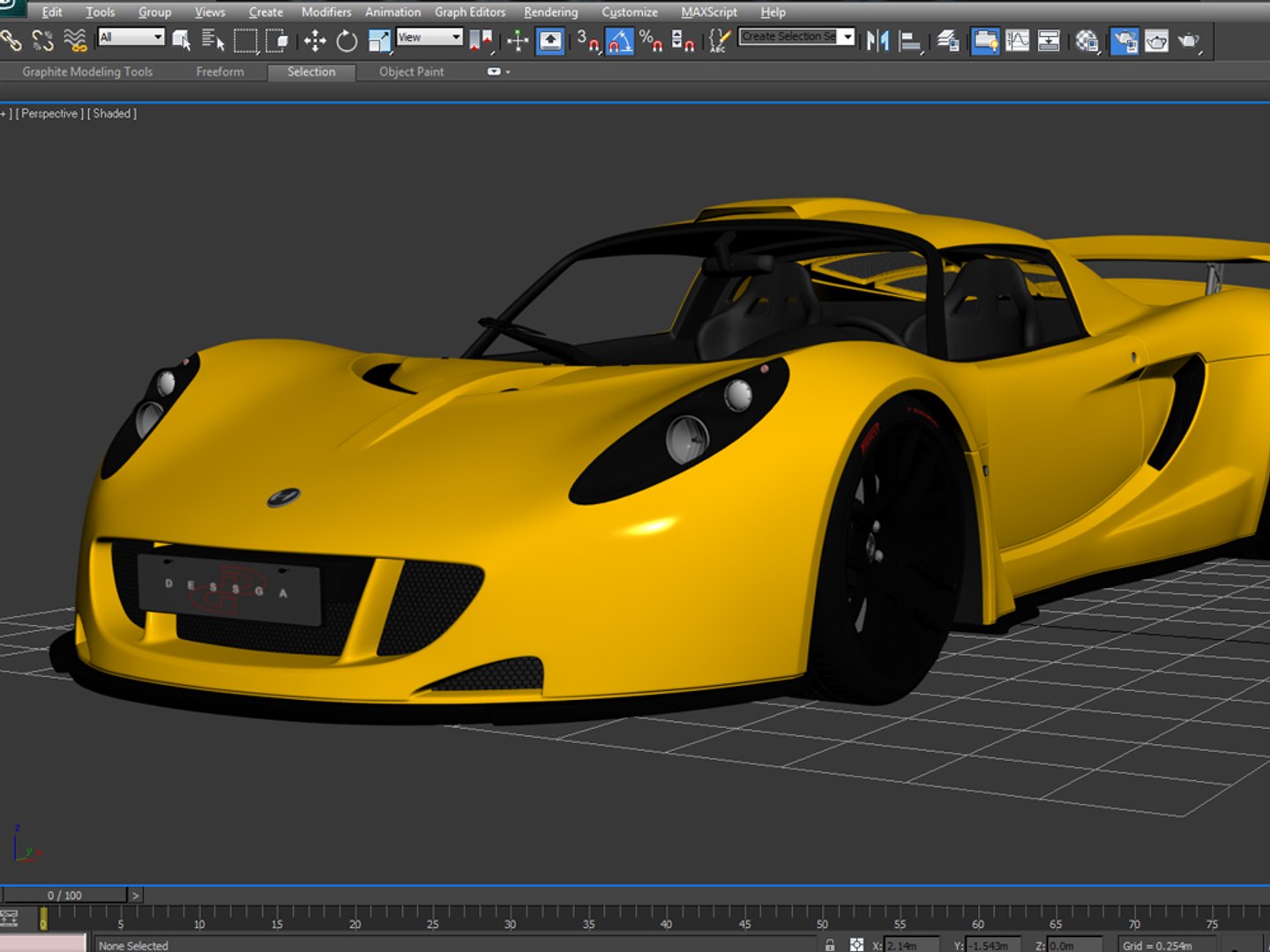 Hennessey Venom 2012 3d Max