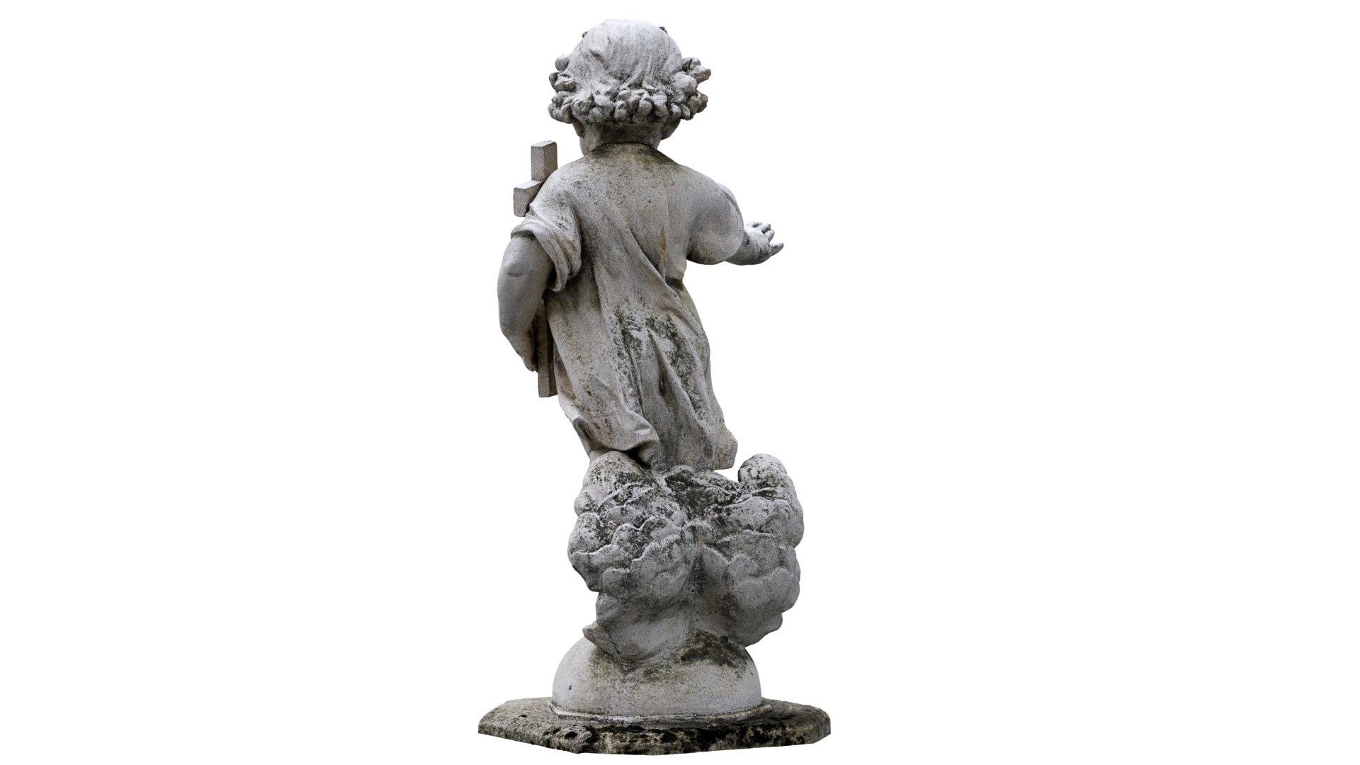 3D Cemetery Child Statue - TurboSquid 1748795