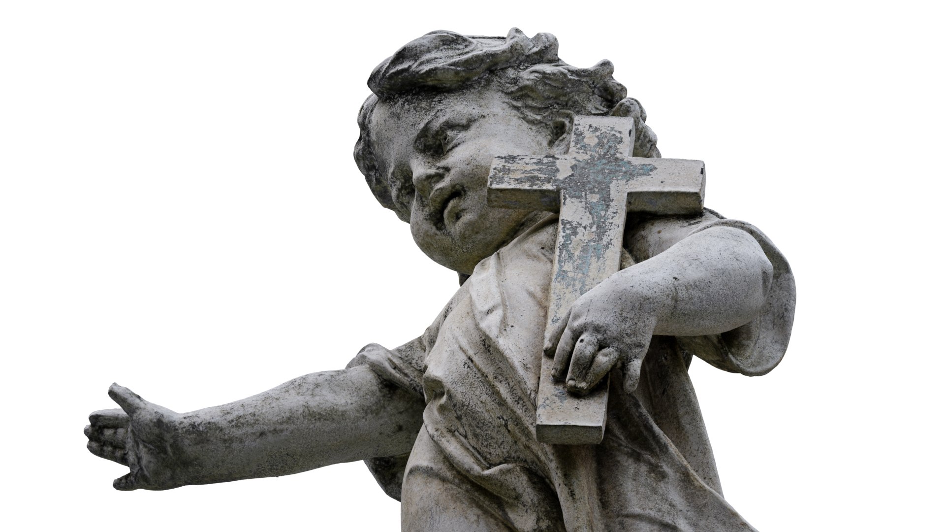 3D Cemetery Child Statue - TurboSquid 1748795