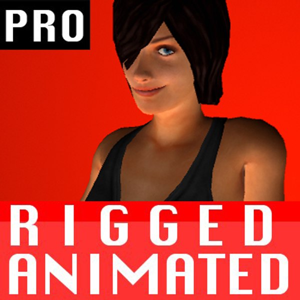 Free Animated 3D Female Models | TurboSquid