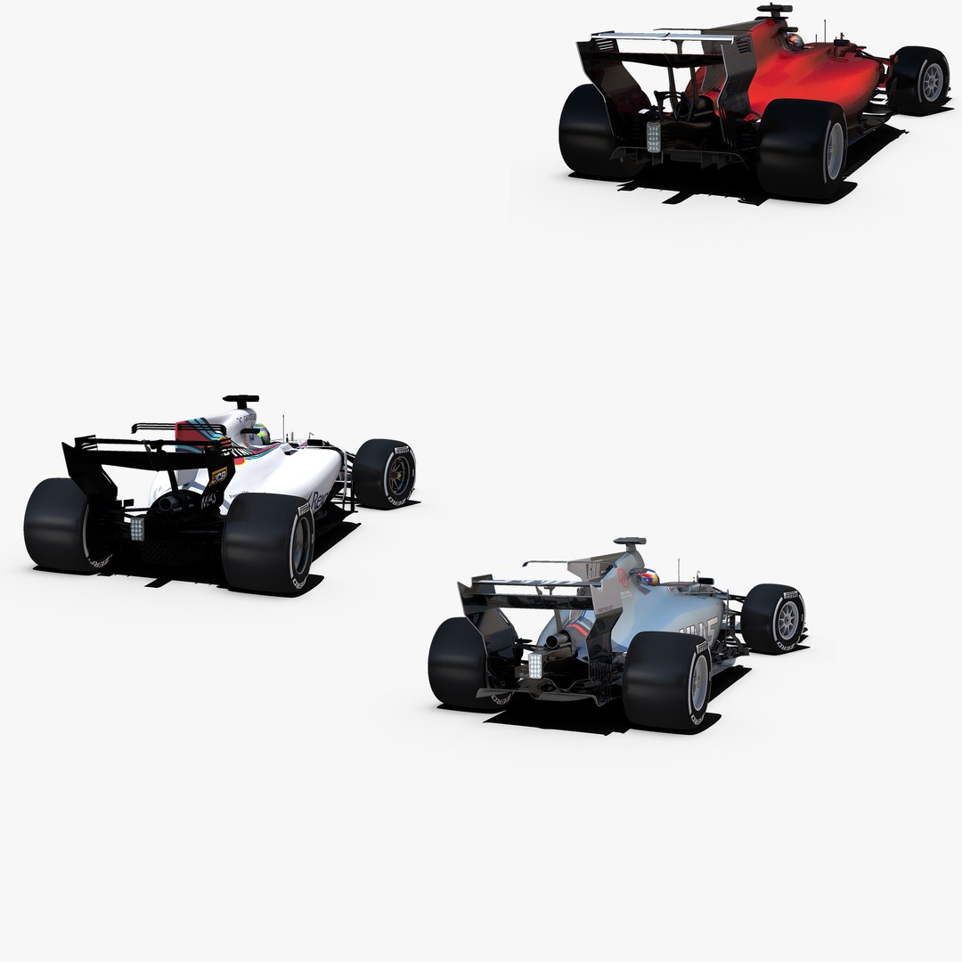 3D model formula 2017 cars 1 - TurboSquid 1271334