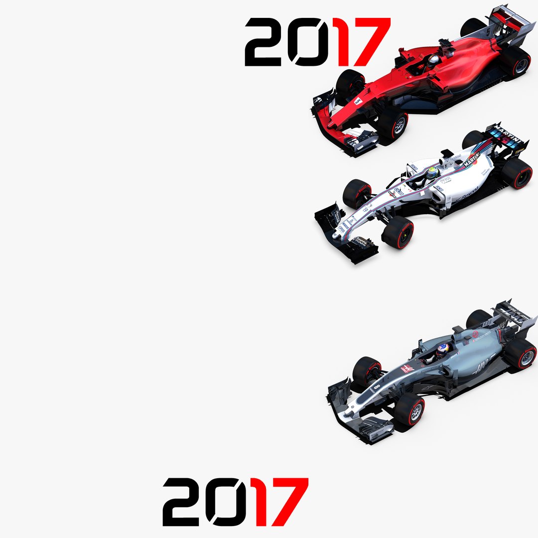 3D model formula 2017 cars 1 - TurboSquid 1271334