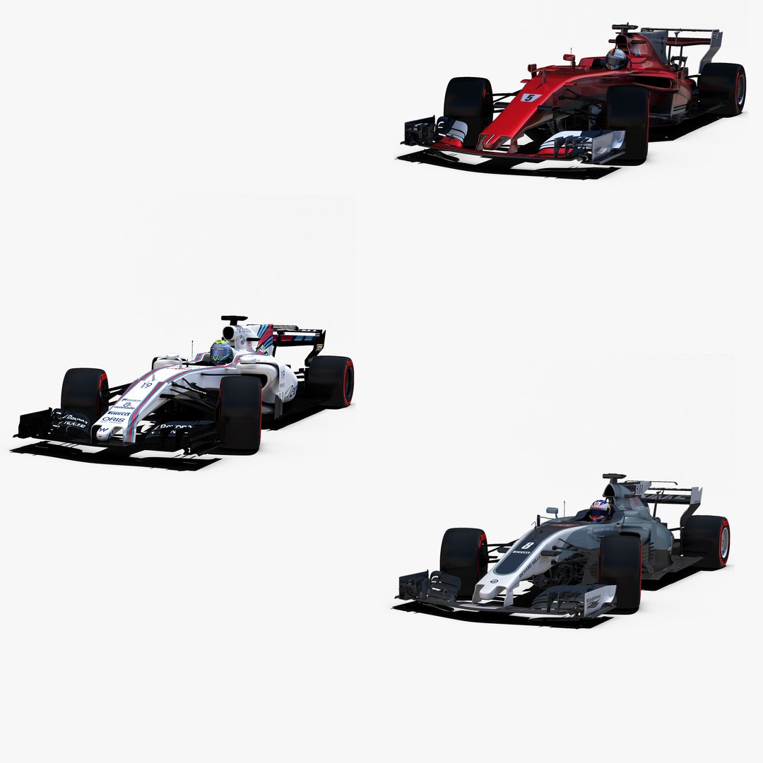 3D model formula 2017 cars 1 - TurboSquid 1271334